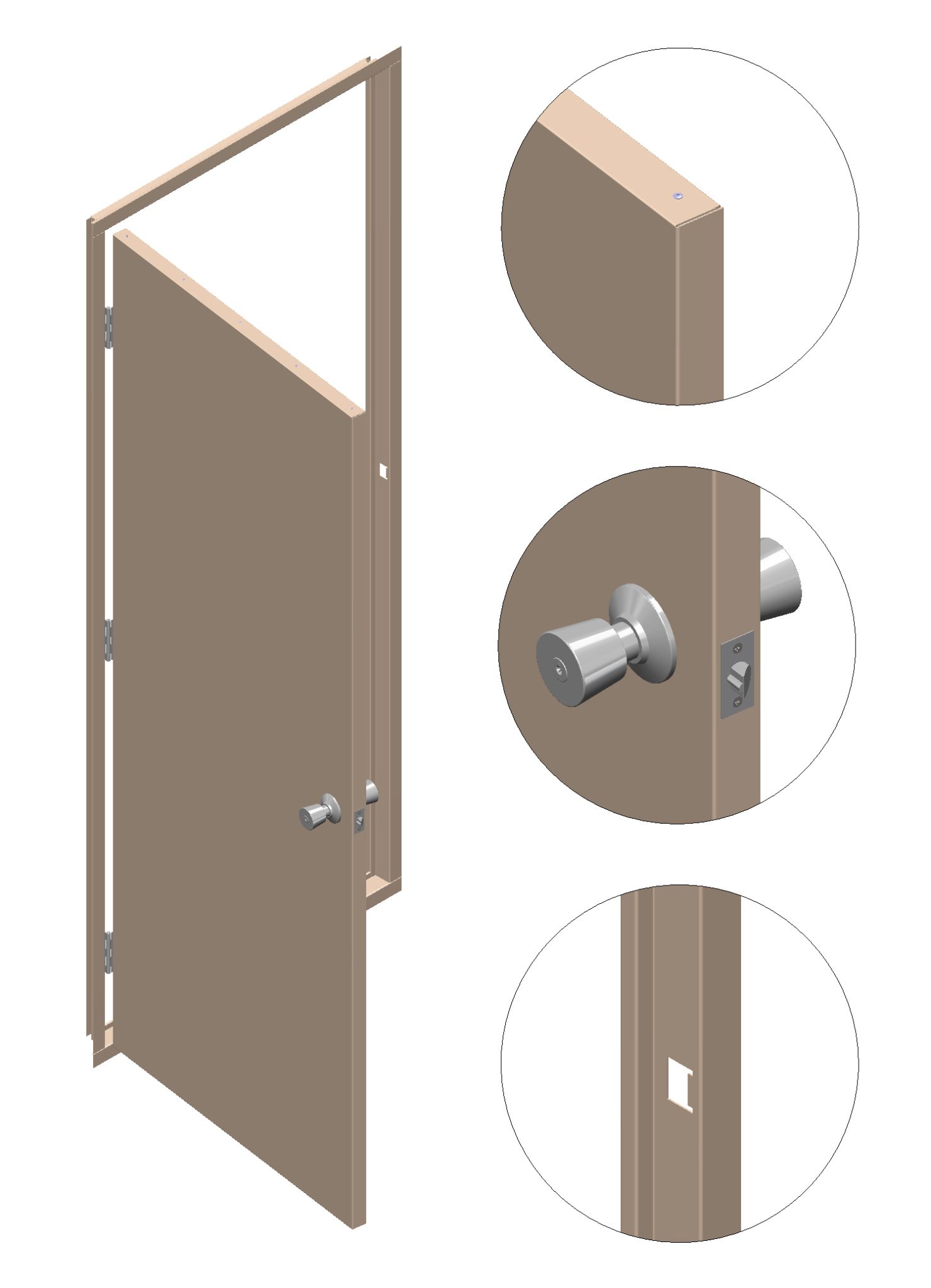 Sealeck - Personal access metal clad doors (set) - ARA Manufacture