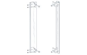 BM Doors - Multilock Strike Shield 2000 Brass Patina - ARA Manufacture