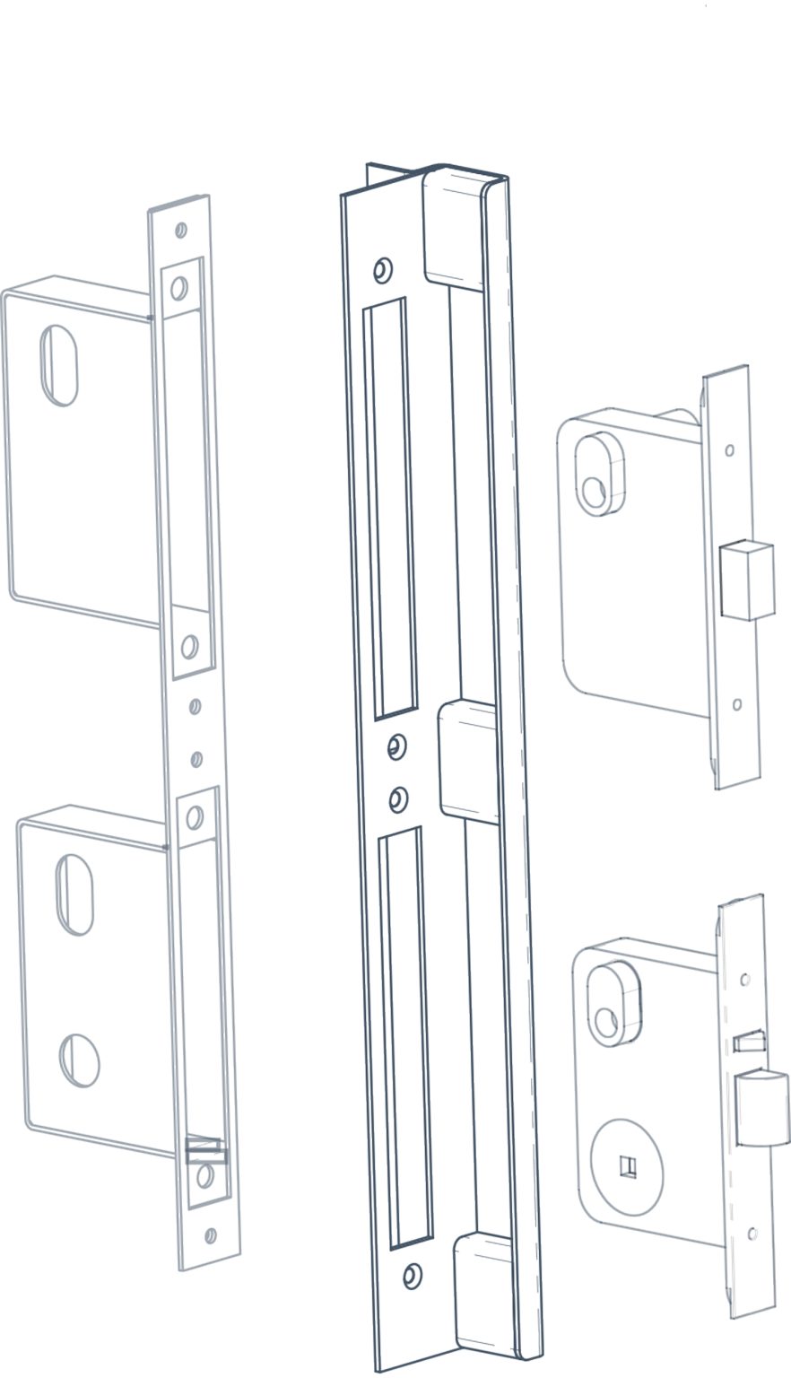 BM Doors - Multilock Strike Shield 1000 - ARA Manufacture